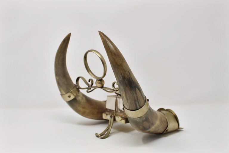 19th Century Horn Inkwell at 1stDibs