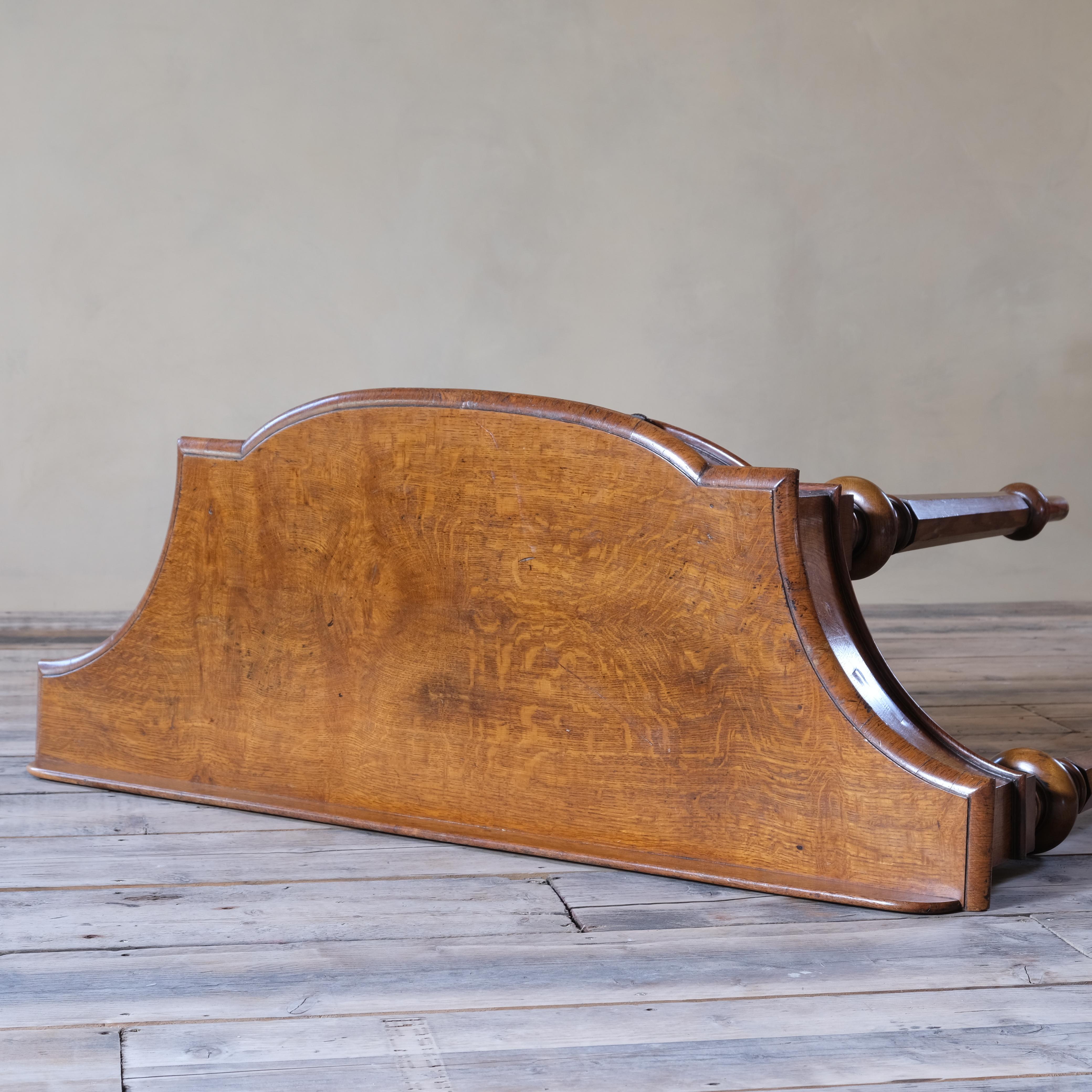 19th Century Howard and Sons Pollard Oak Console Table at 1stDibs