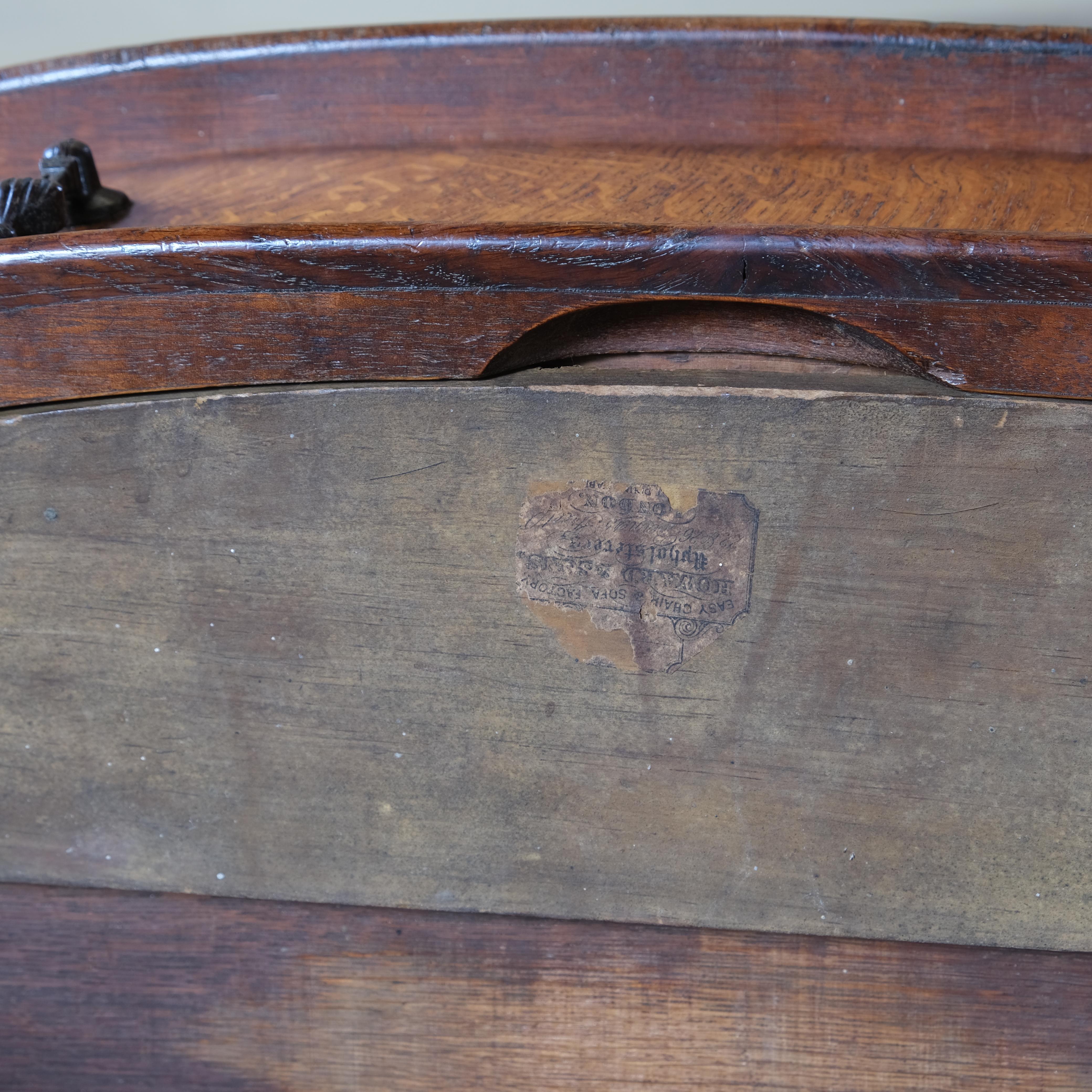 19th Century Howard and Sons Pollard Oak Console Table at 1stDibs