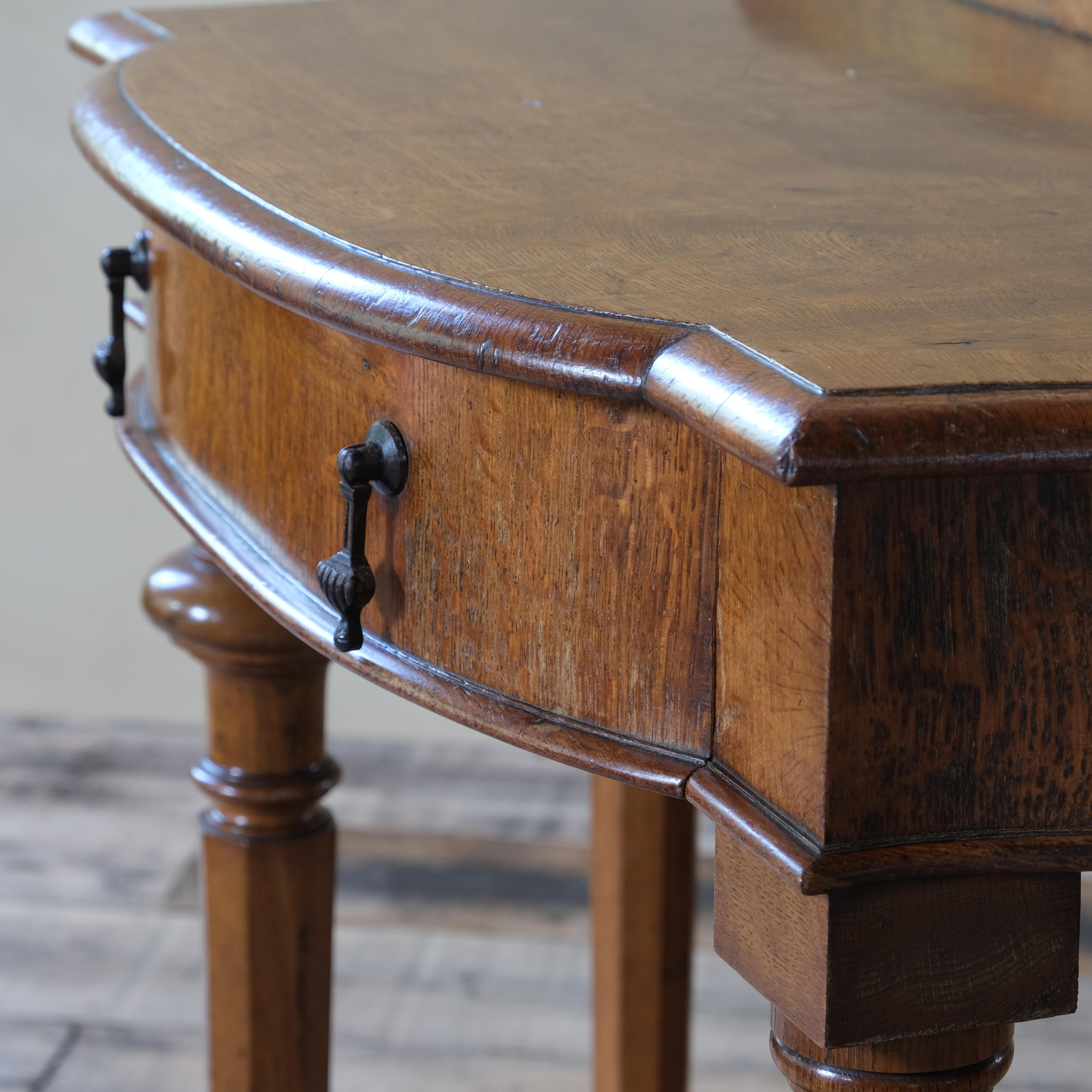 19th Century Howard and Sons Pollard Oak Console Table at 1stDibs