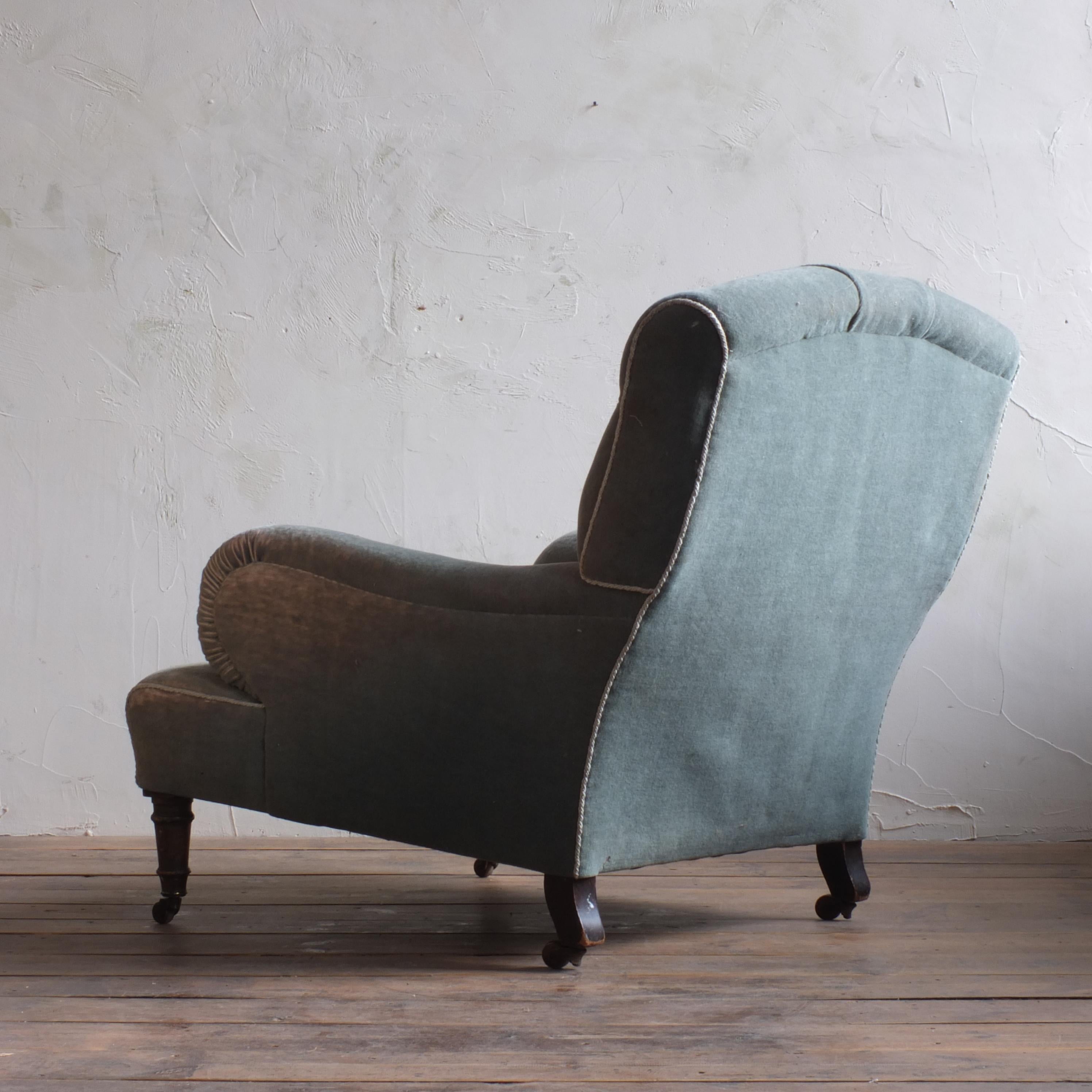 19Th Century Howard Style Deep Seated Armchair For Sale at 1stDibs