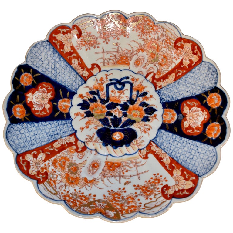 19th Century Imari Charger at 1stDibs