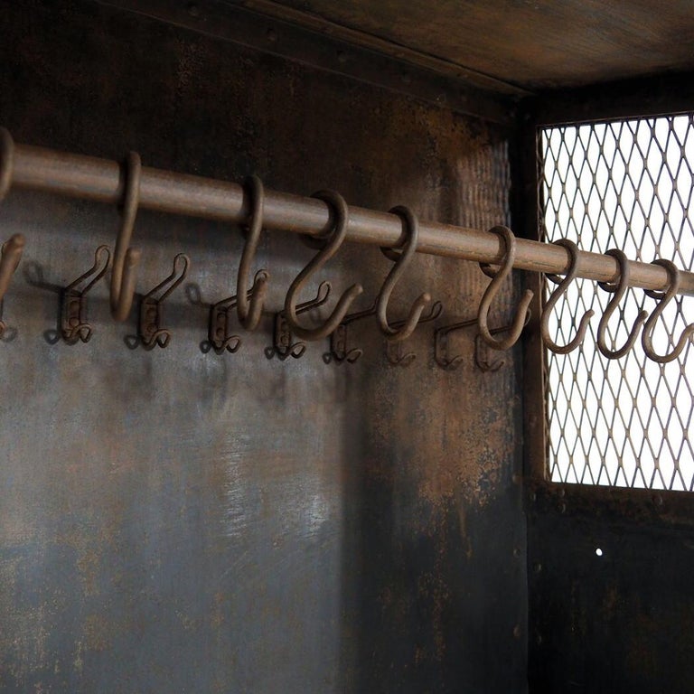 19th Century Industrial Factory Wardrobe with Beautiful Patina For Sale ...
