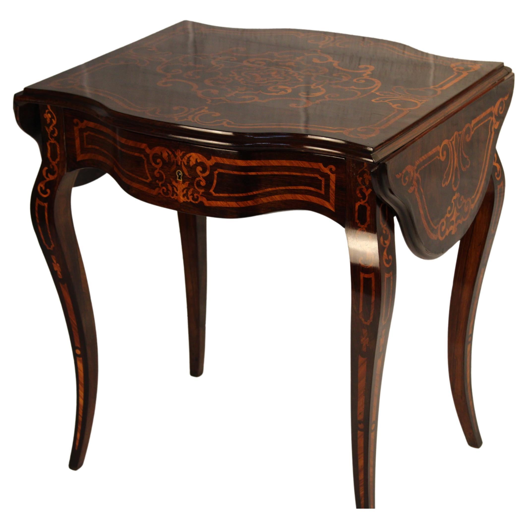 19th Century Liberty and Co. Octagonal Inlaid Table in Excellent ...