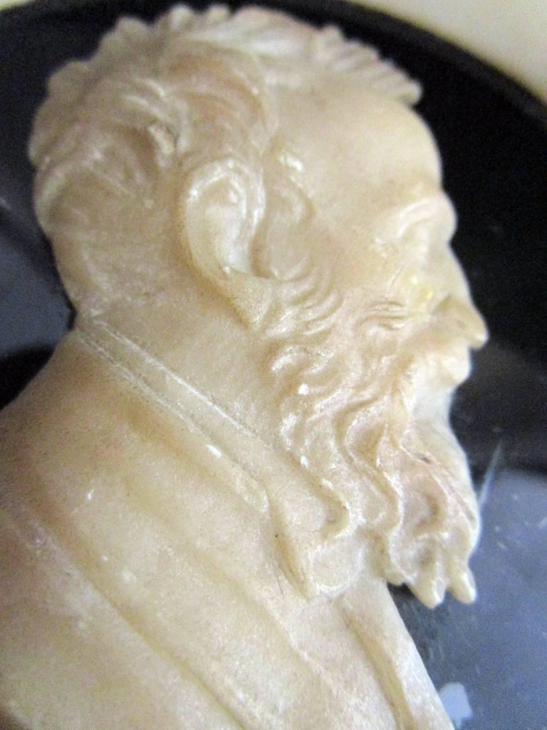 19th Century Intaglio Portrait Roundel "Grand Tour Souvenir" of ...