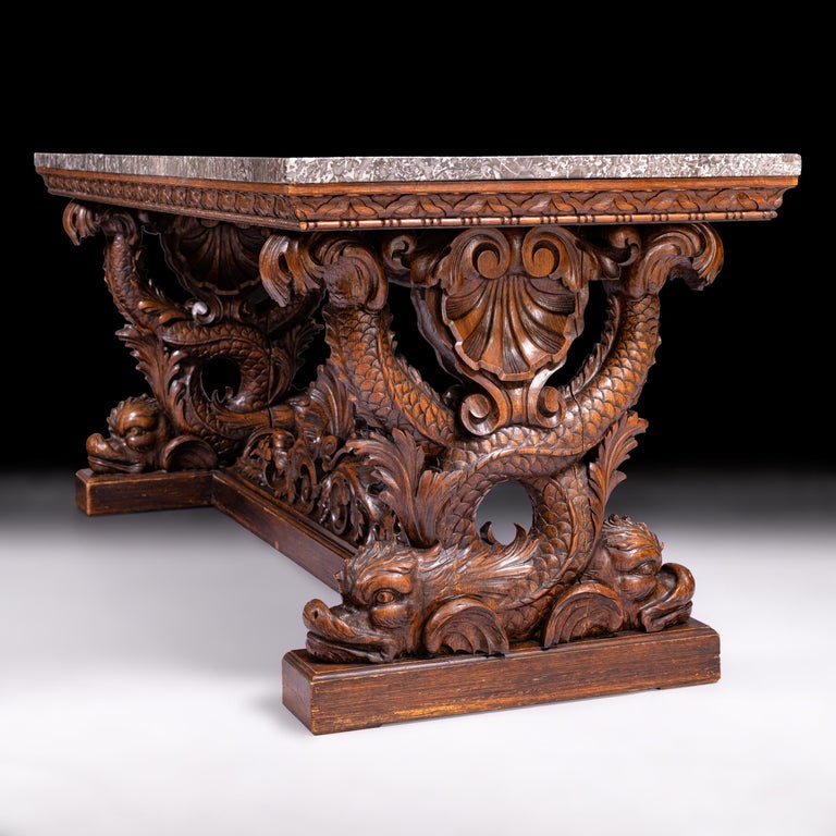 19th Century Irish Exhibition Console Table by O`Donnell of Limerick ...