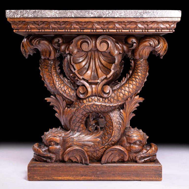 19th Century Irish Exhibition Console Table by O`Donnell of Limerick ...