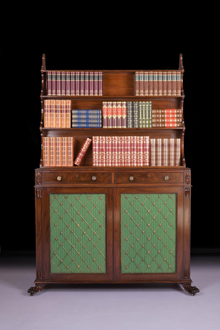 19th Century Irish Regency Bookcase by Williams and Gibton of Dublin ...