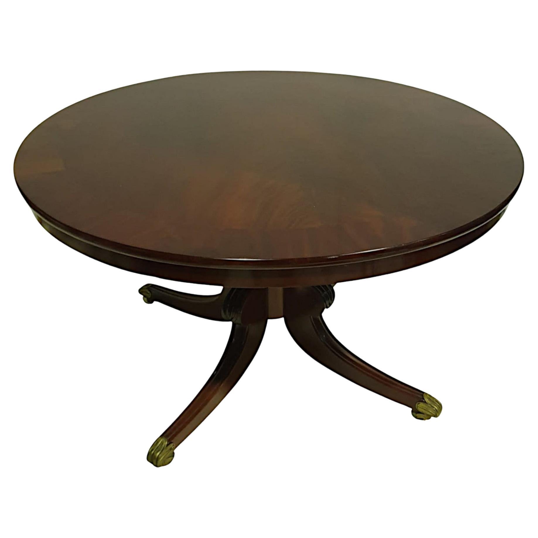 19th Century Irish Regency Centre / Dining Table By R. Strahan Of ...
