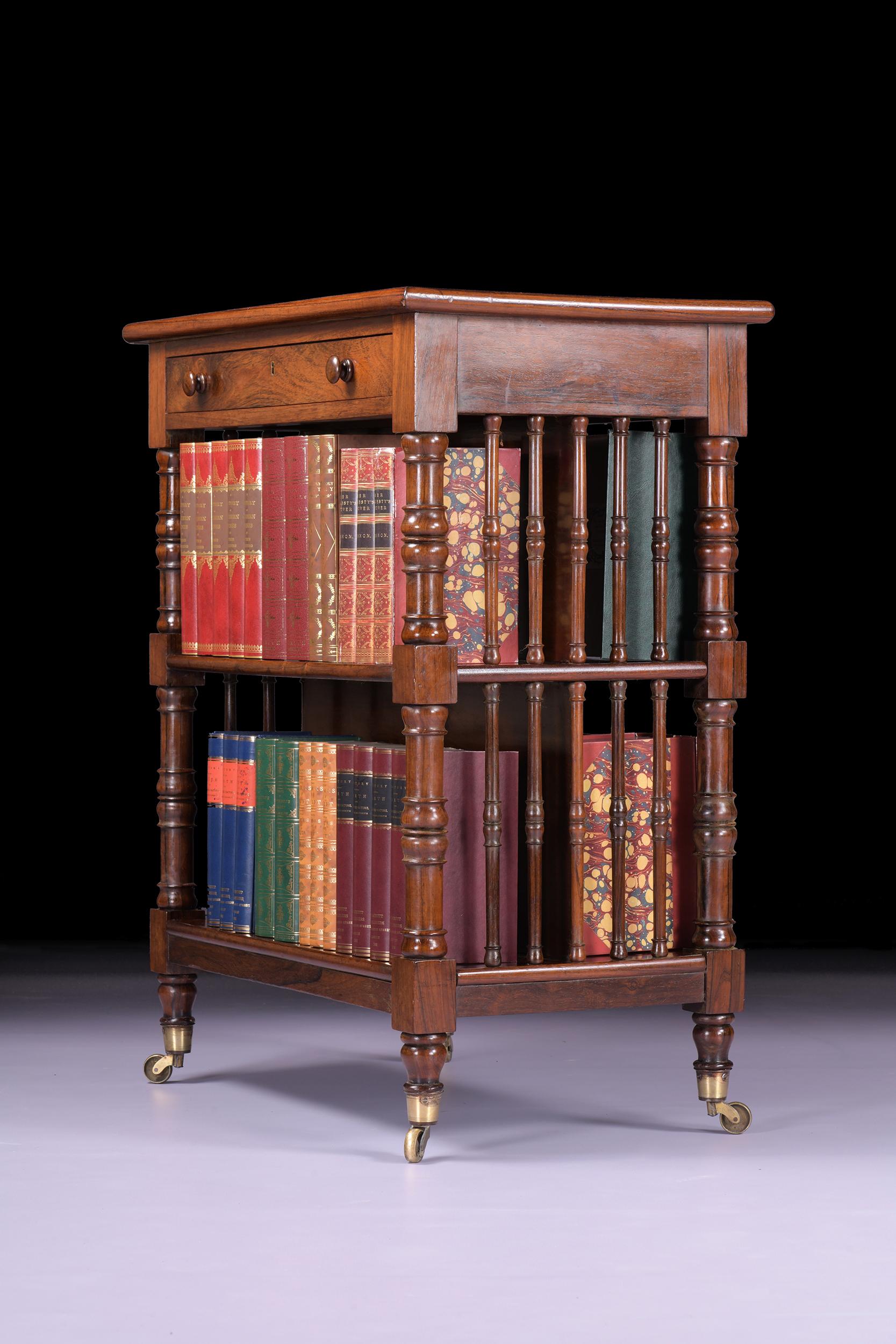 19th Century Irish Regency Freestanding Bookcase By Williams and Gibton ...