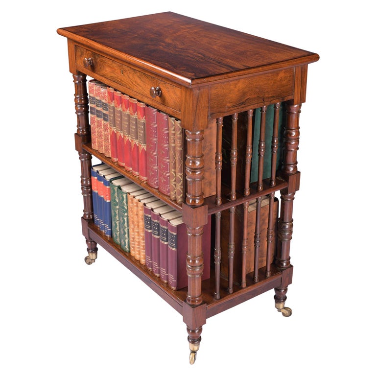 19th Century Irish Regency Freestanding Bookcase By Williams and Gibton ...