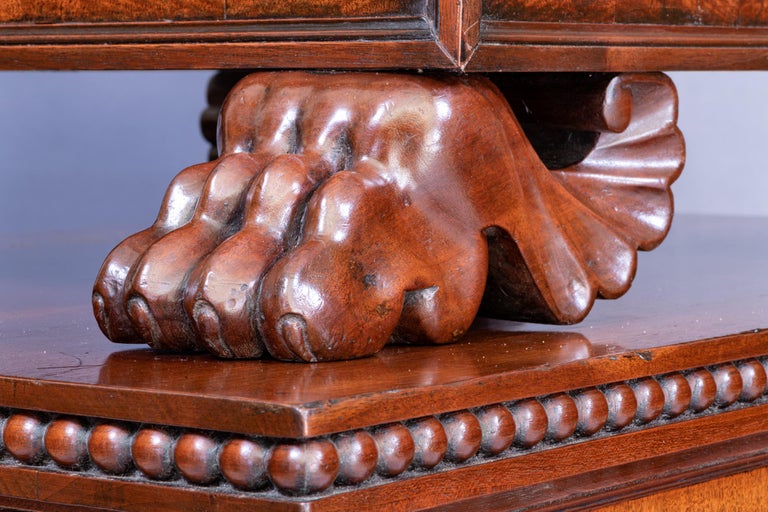 19th Century Irish Regency Trophy/Display Cabinet Stamped Gillington`s ...