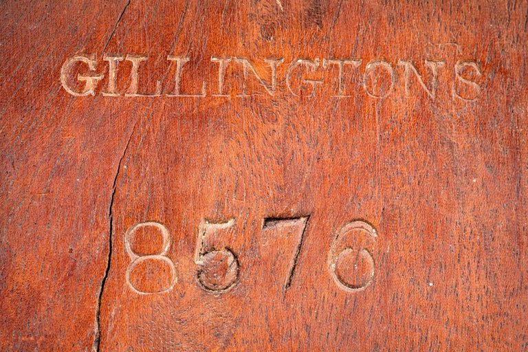 19th Century Irish Regency Trophy/Display Cabinet Stamped Gillington`s ...