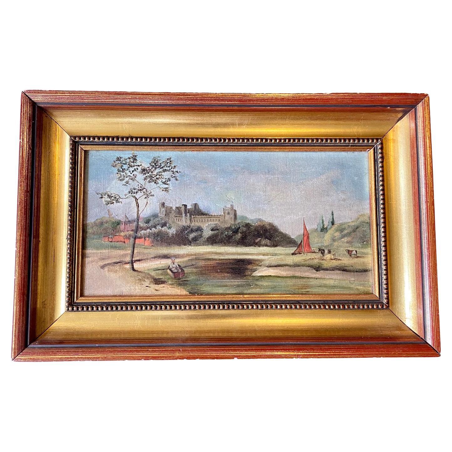 19th Century Barbizon Style Landscape Painting For Sale at 1stDibs