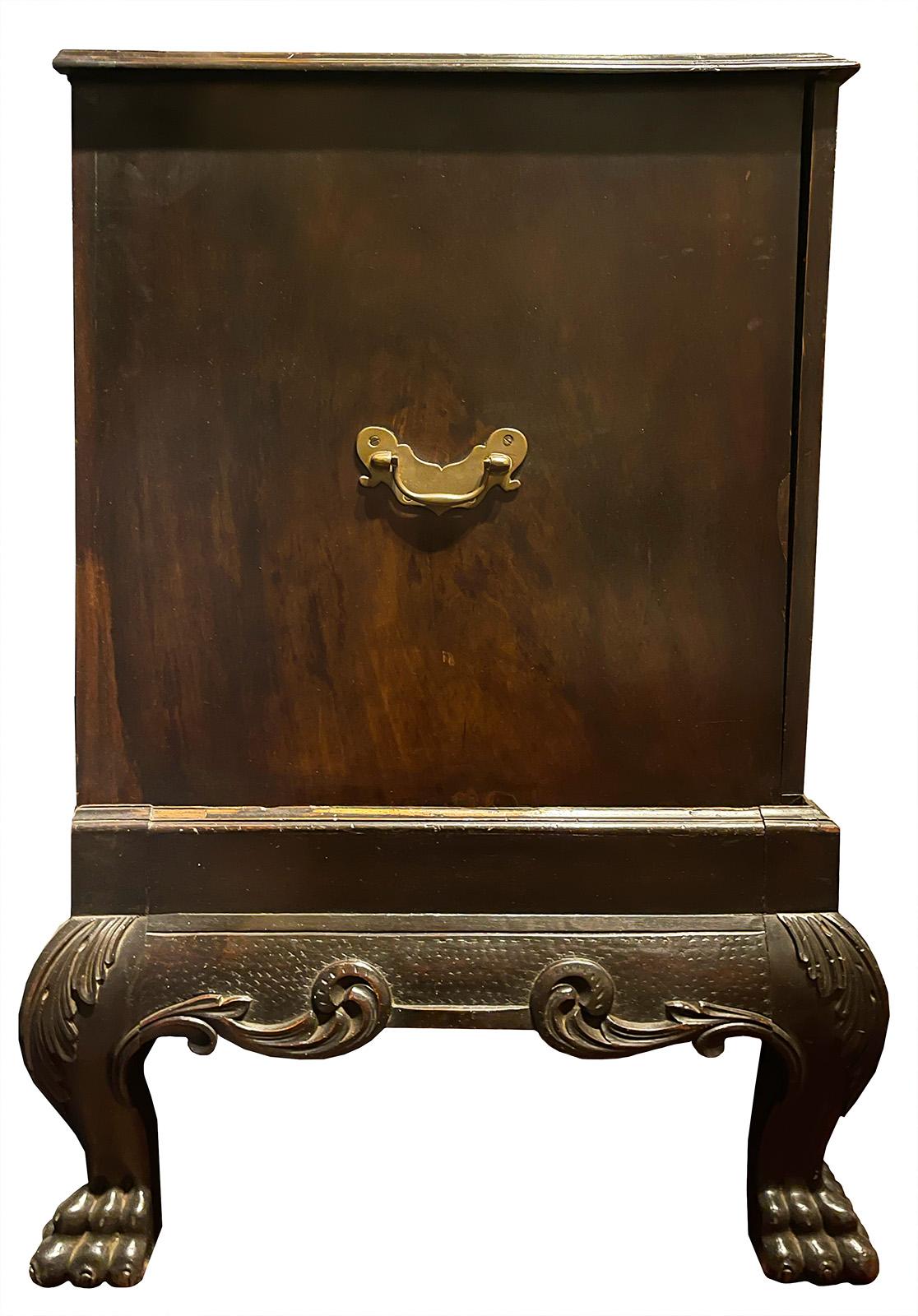 19th Century Irish Style Fall Front Cabinet For Sale at 1stDibs