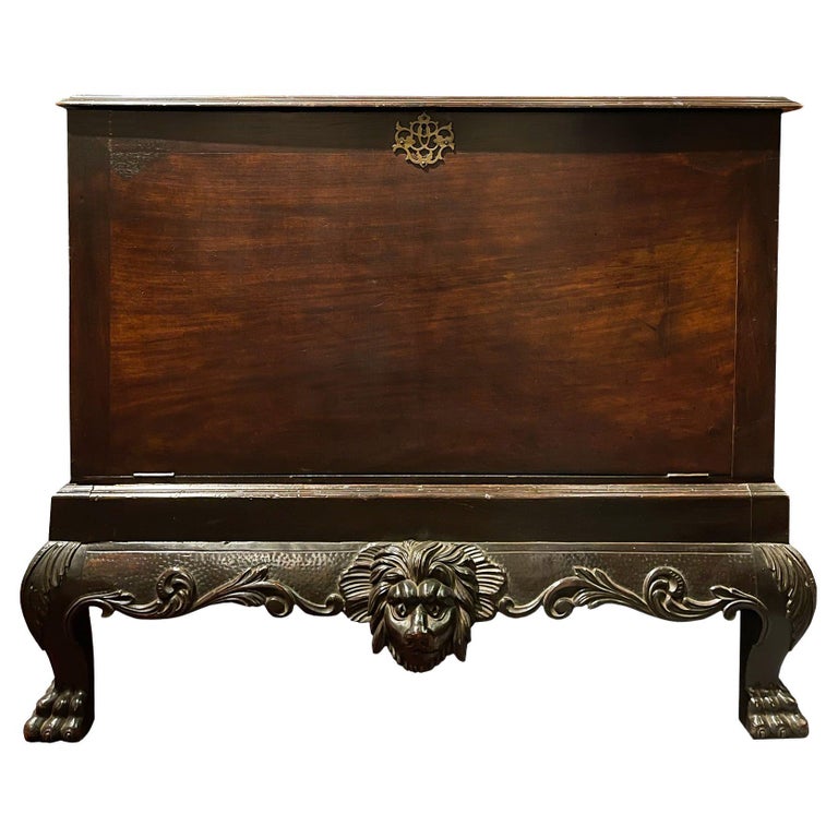 19th Century Irish Style Fall Front Cabinet For Sale at 1stDibs