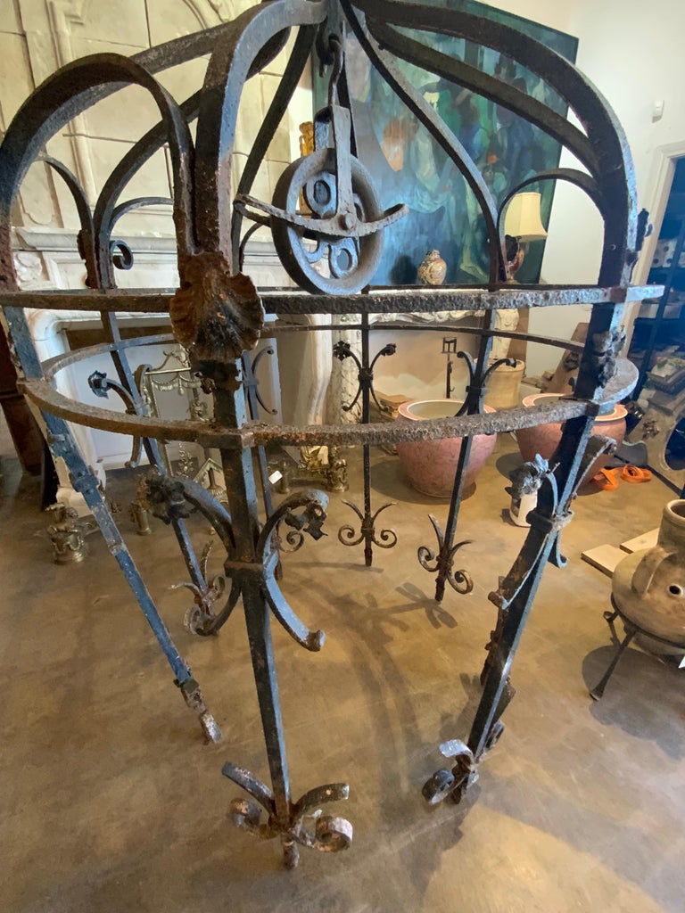 19th Century Iron Well Head at 1stDibs