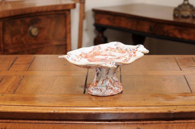 19th Century Ironstone Compote in Imari Colors with Birds, England For ...