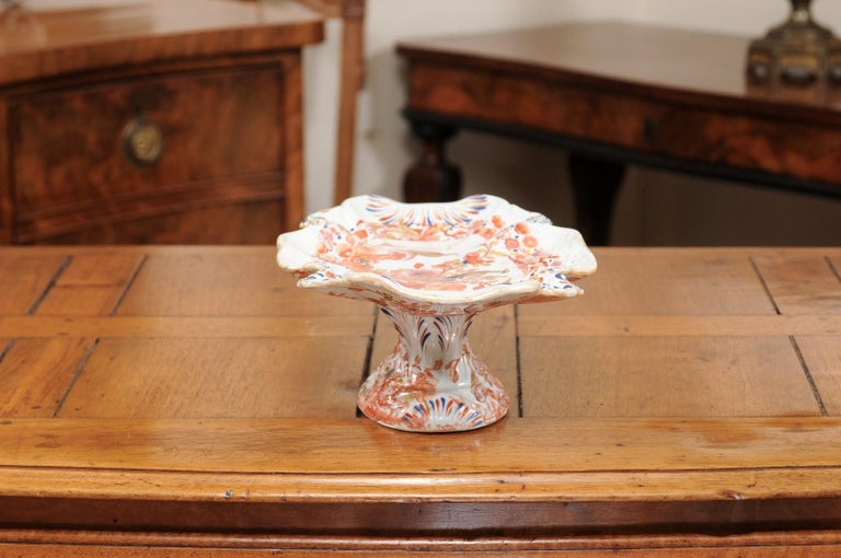 19th Century Ironstone Compote in Imari Colors with Birds, England For ...