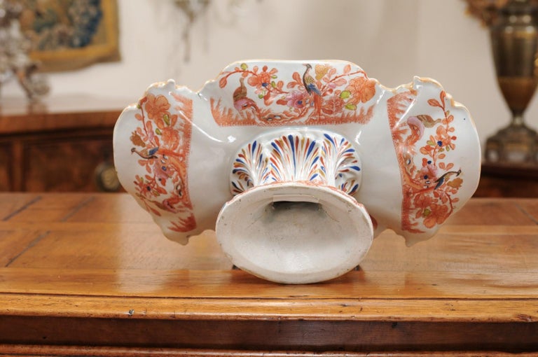 19th Century Ironstone Compote in Imari Colors with Birds, England For ...