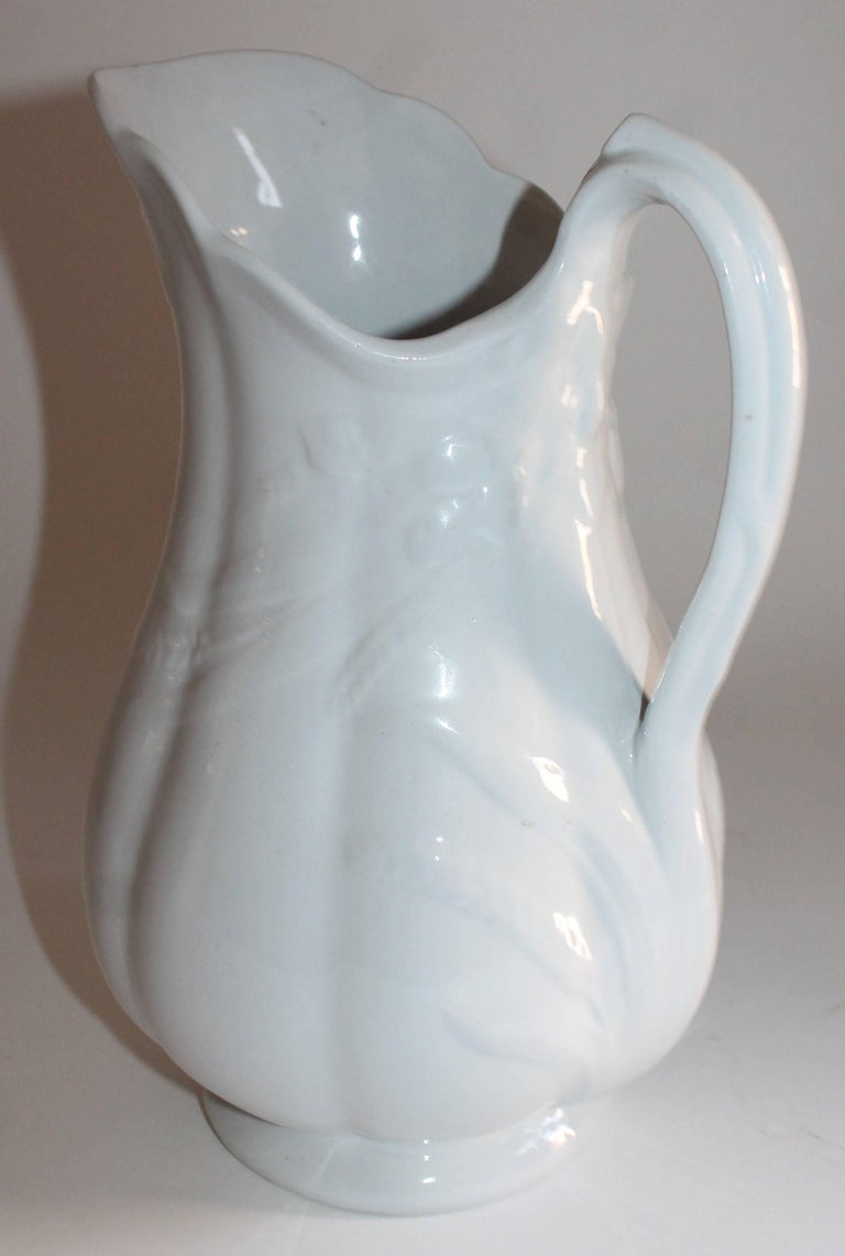 19th Century Ironstone Wheat Water Pitchers at 1stDibs