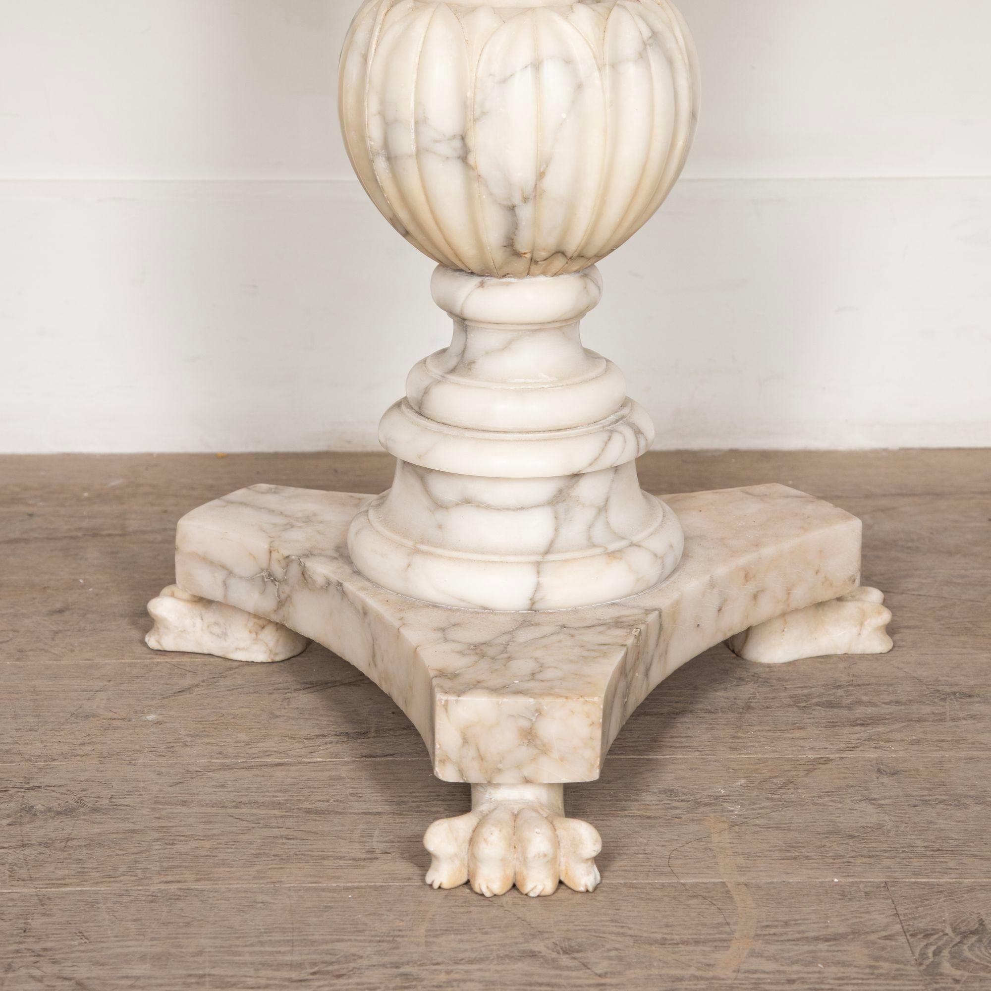 19th Century Italian Alabaster Centre Table For Sale at 1stDibs
