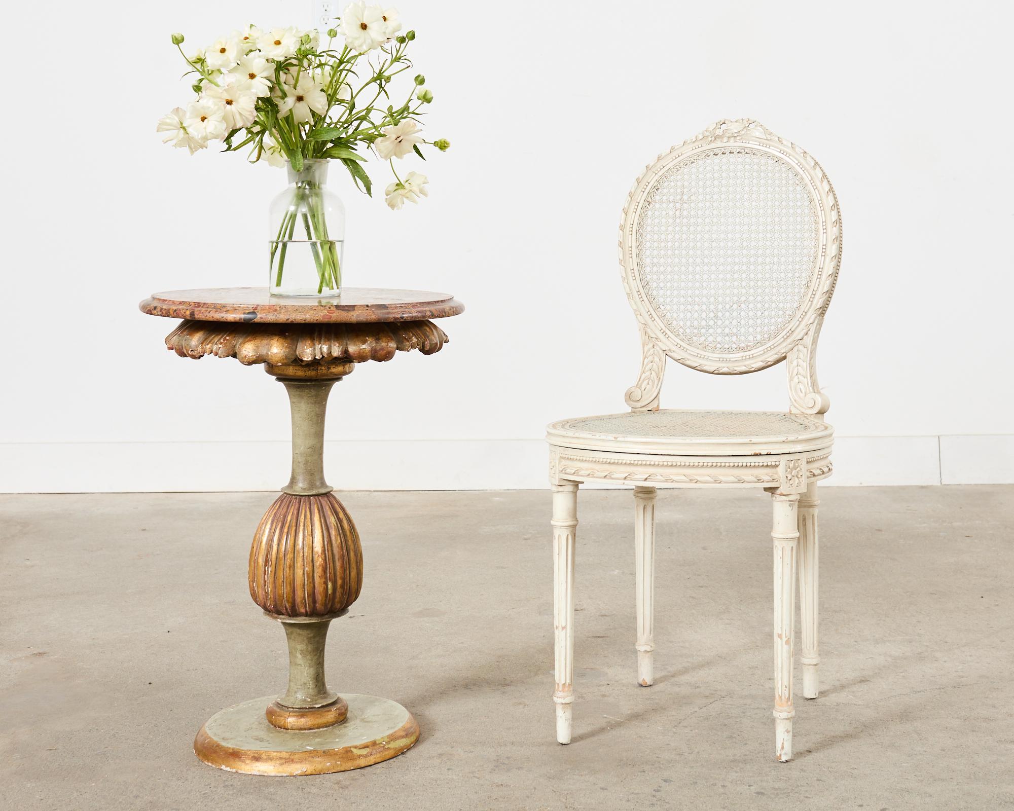 19th Century Italian Baroque Style Marble Top Drinks Table For Sale at ...