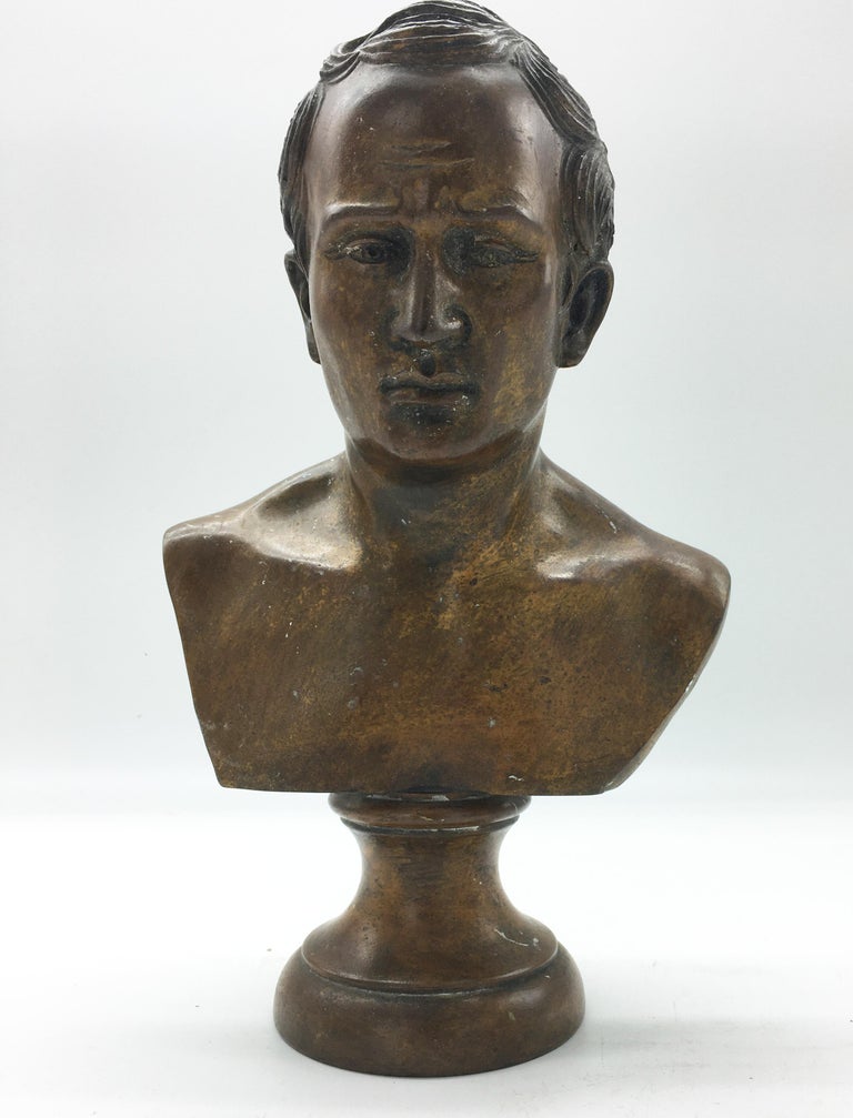 19th Century Italian Bronze Bust of Roman Senator Cicero at 1stDibs