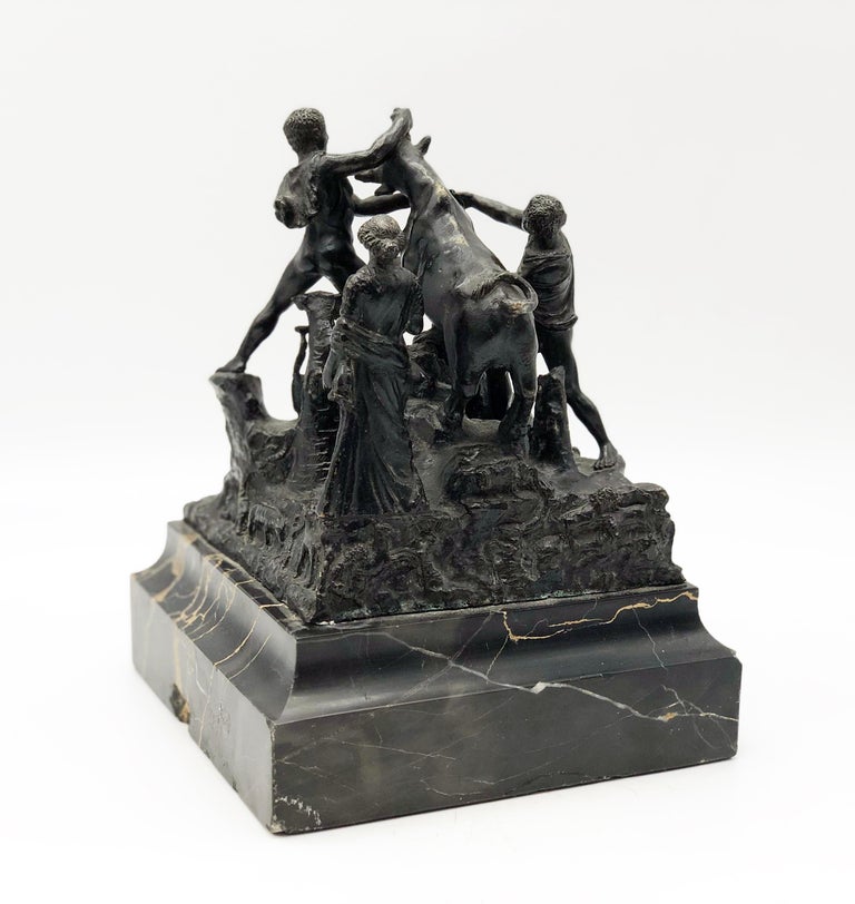 19th Century Italian Bronze Sculpture Toro Farnese Classical Greek by ...