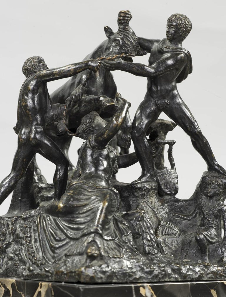 19th Century Italian Bronze Sculpture Toro Farnese Classical Greek by ...