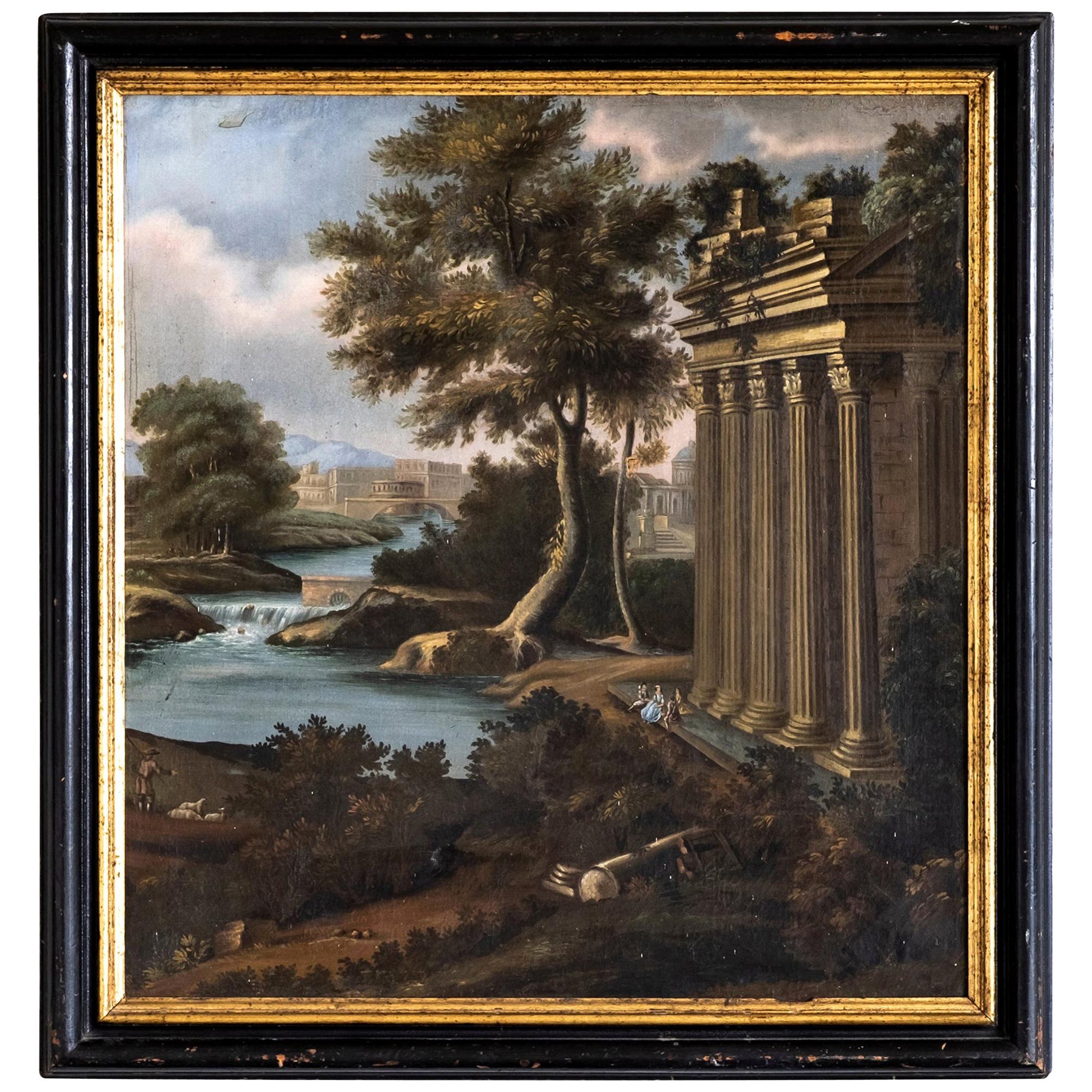 19th Century Italian Capriccio at 1stDibs