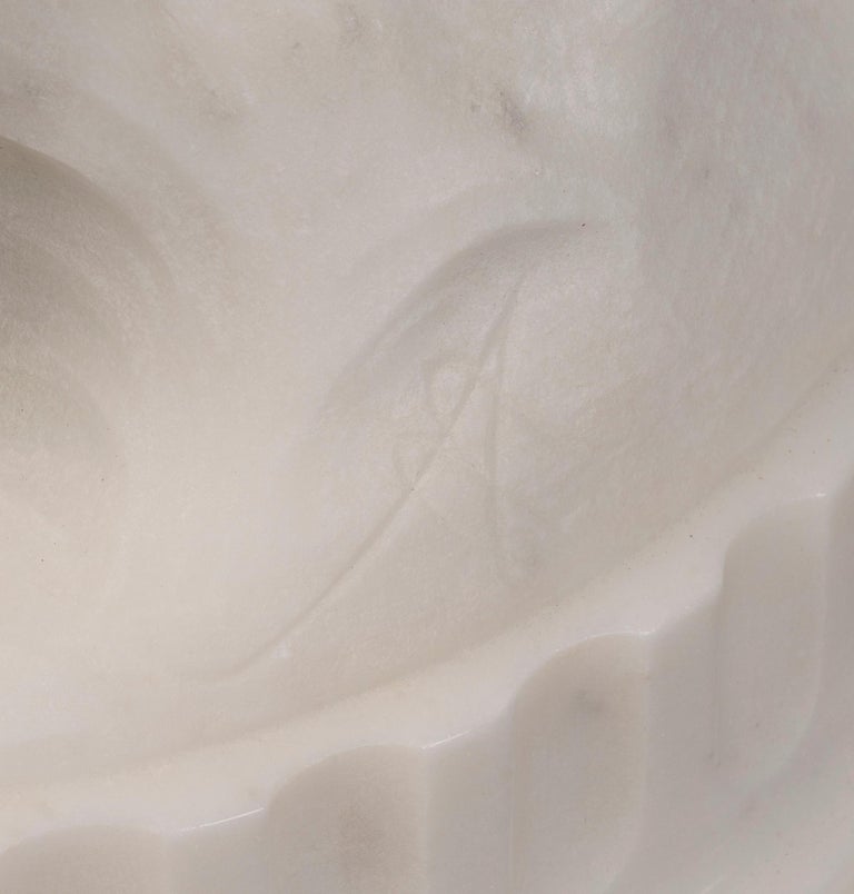 19th Century, Italian Carrara Marble Sculpture of Two Putti Cupid and ...