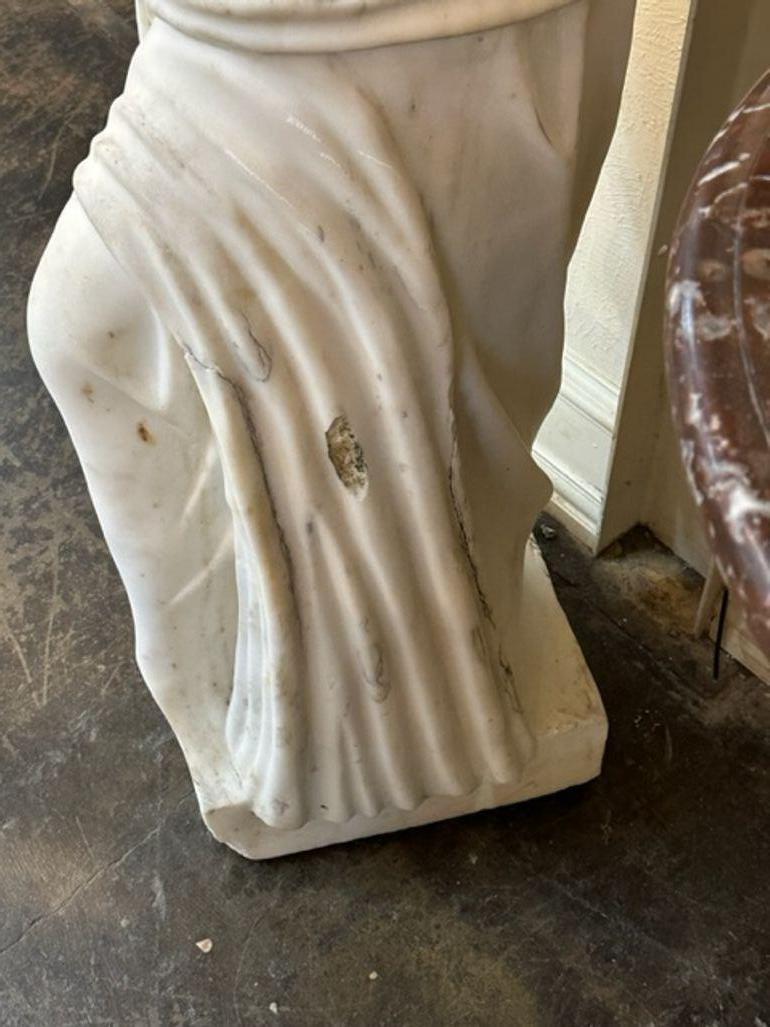19th Century Italian Carved Marble Statue of Venus De Milo For Sale at ...