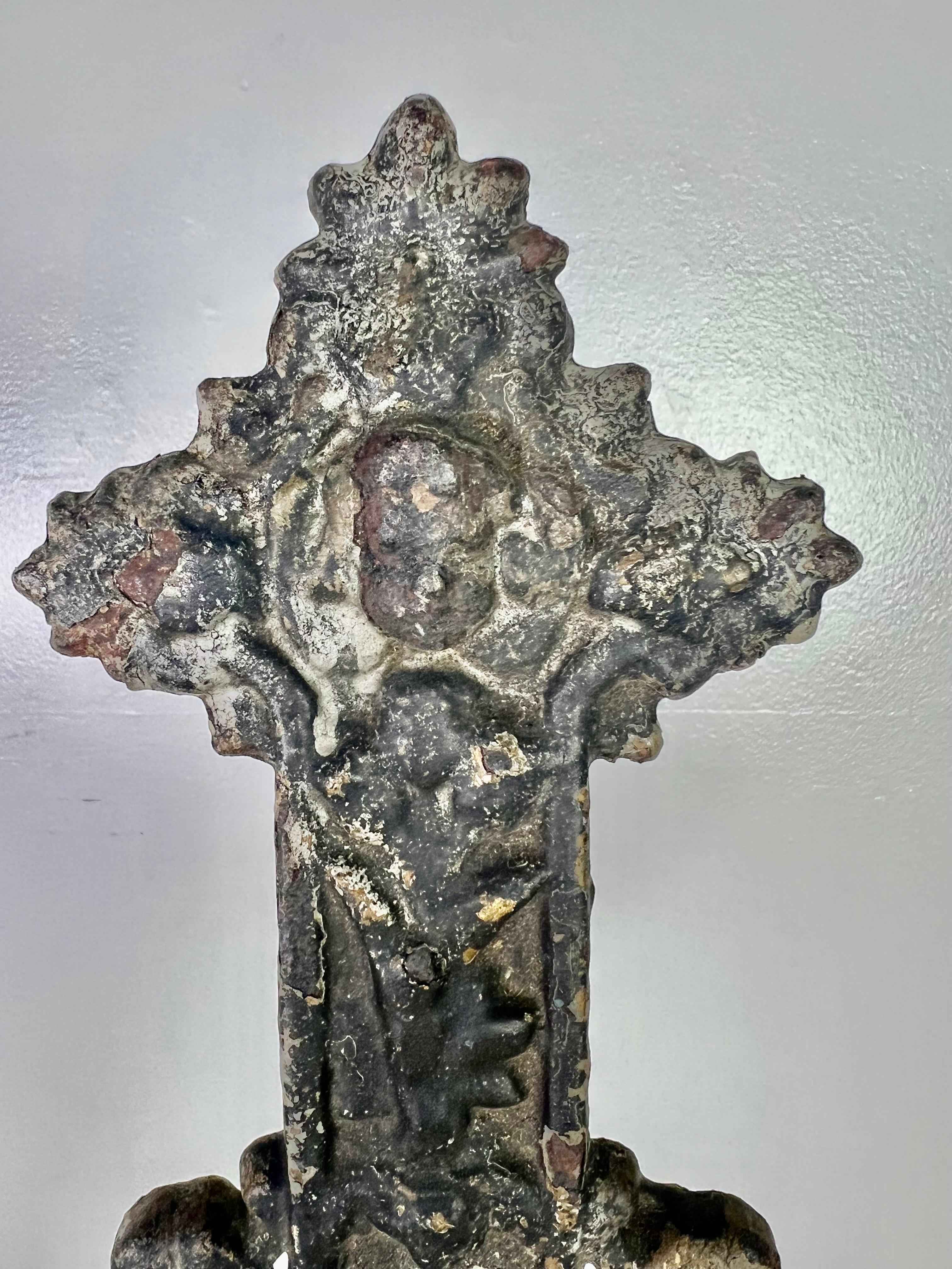 19th Century Italian Cast Iron Cross at 1stDibs