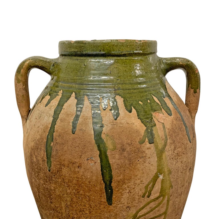 19th Century Italian Glazed Jar at 1stDibs