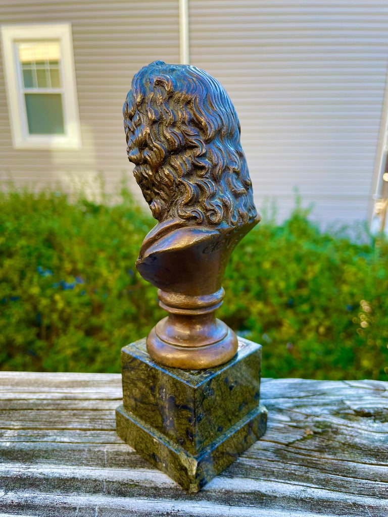 19th Century Italian Grand Tour Bronze Bust of the Roman God Jupiter ...