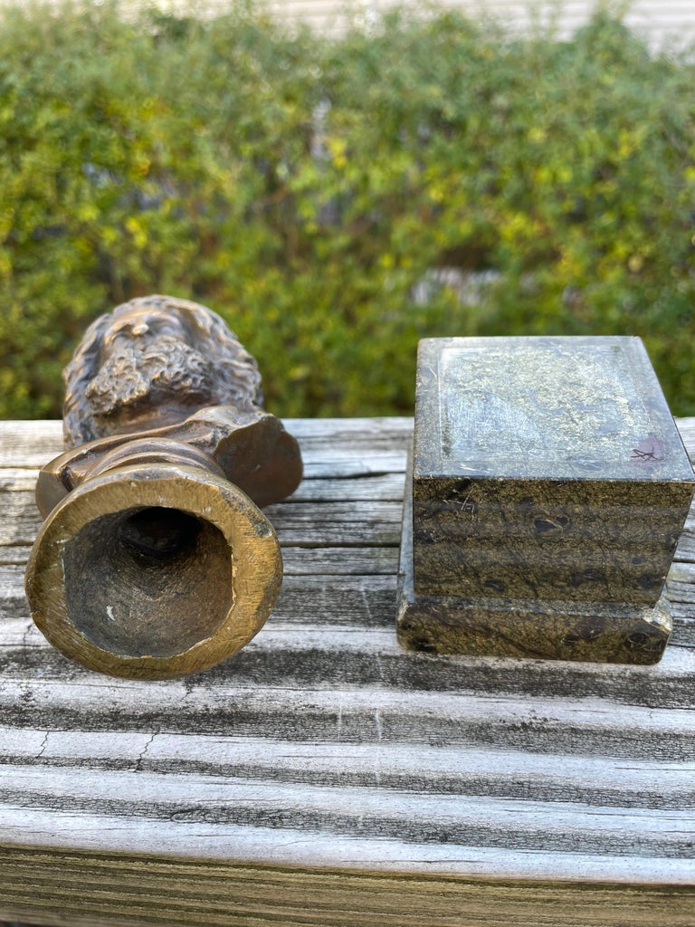19th Century Italian Grand Tour Bronze Bust of the Roman God Jupiter ...