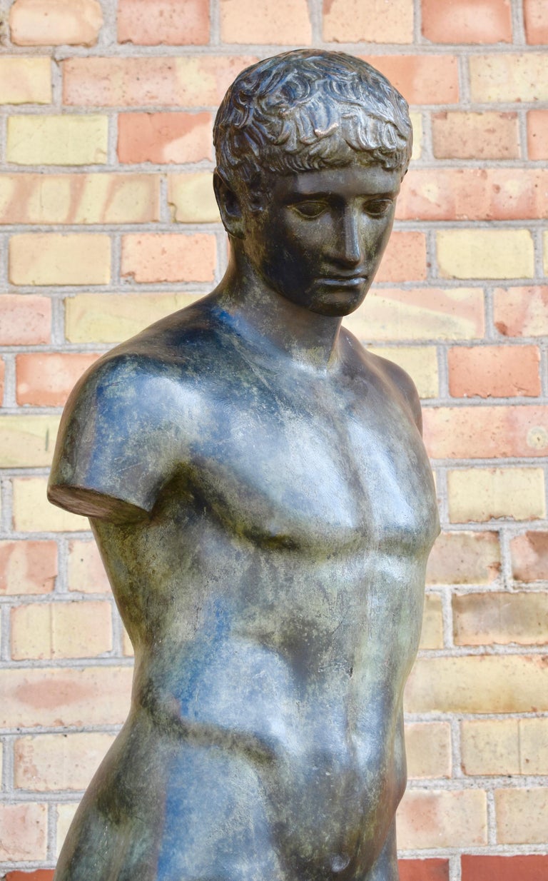 19th Century Italian Grand Tour Bronze Sculpture, Greek Boy For Sale at ...