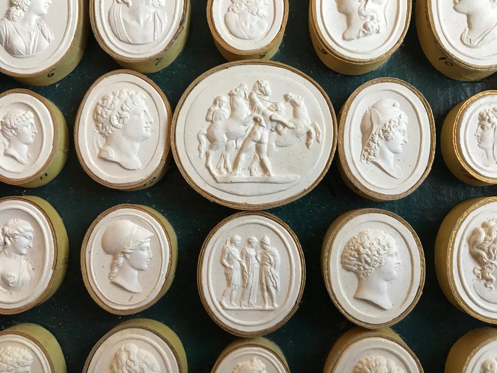 19th Century Italian Grand Tour Intaglios in Original Boxes at 1stDibs