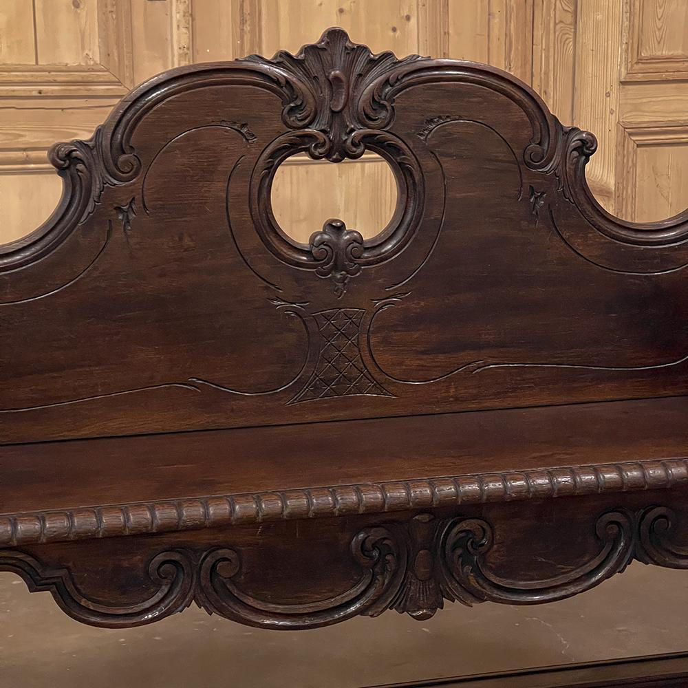 19th Century Italian Hall Bench For Sale at 1stDibs