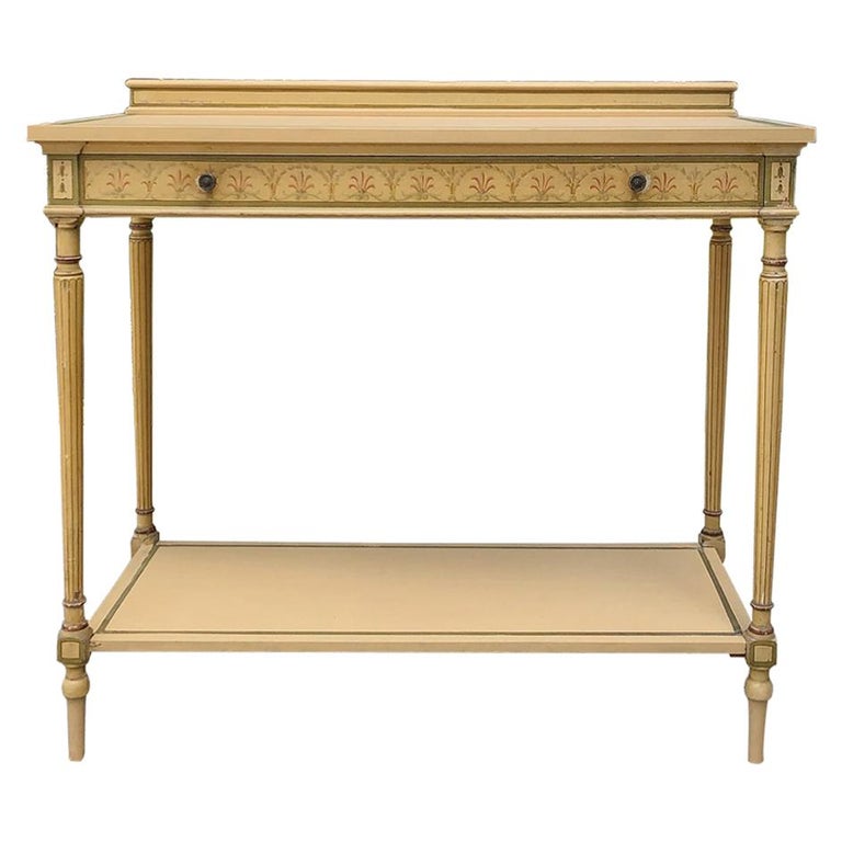 19th Century Italian Hand Painted Console, Server at 1stDibs