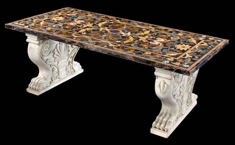 20th Century Italian Architectural Specimen Marble Centre Table ...