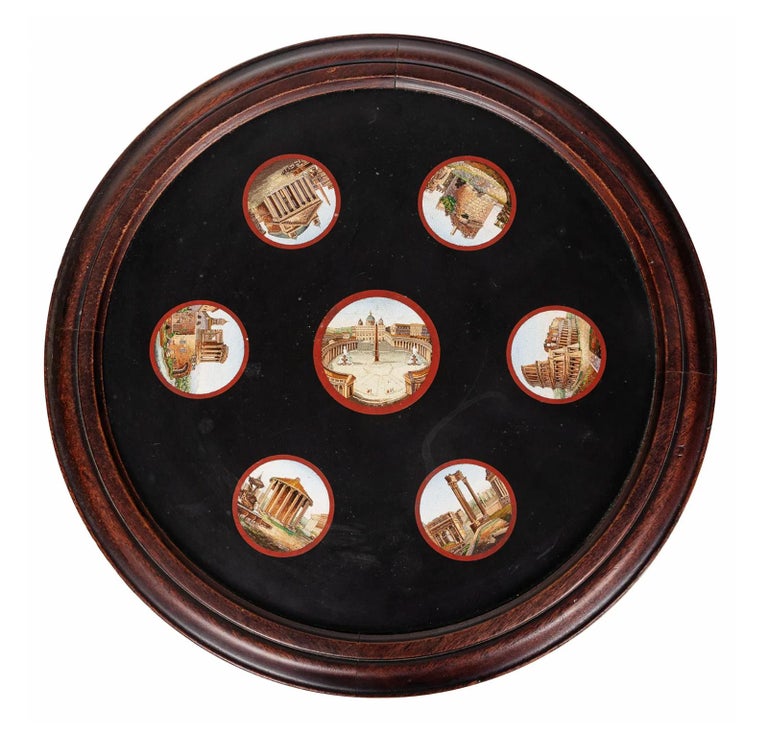 19th Century Italian Mosaic Inset Table at 1stDibs