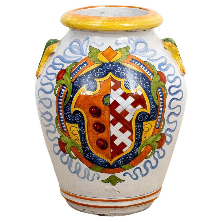 19th Century Italian Oil Jar For Sale at 1stDibs