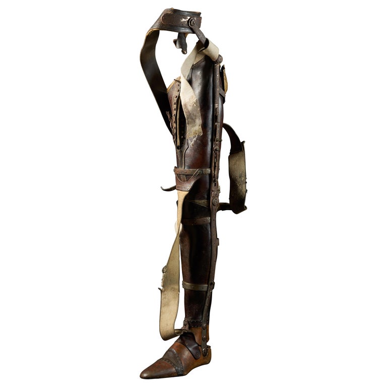 19th Century, Italian Original Wooden Prosthetic Leg at 1stDibs