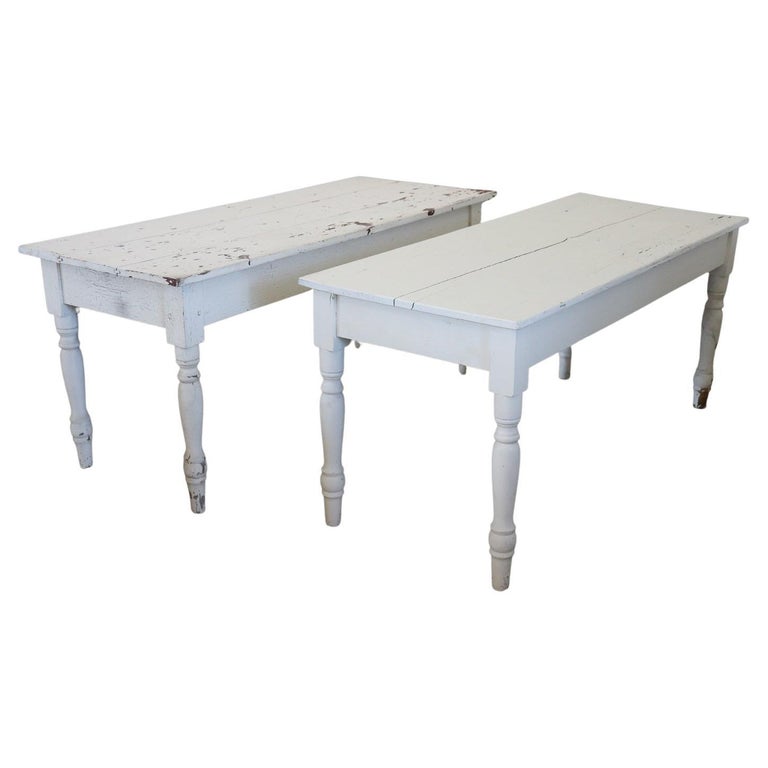 19th Century Italian Pair of Antique Long Dining Room Table in ...