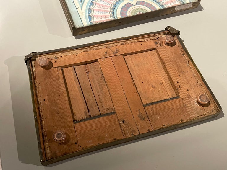 19th Century, Italian Polychrome Paper Painted Centerpiece For Sale at ...