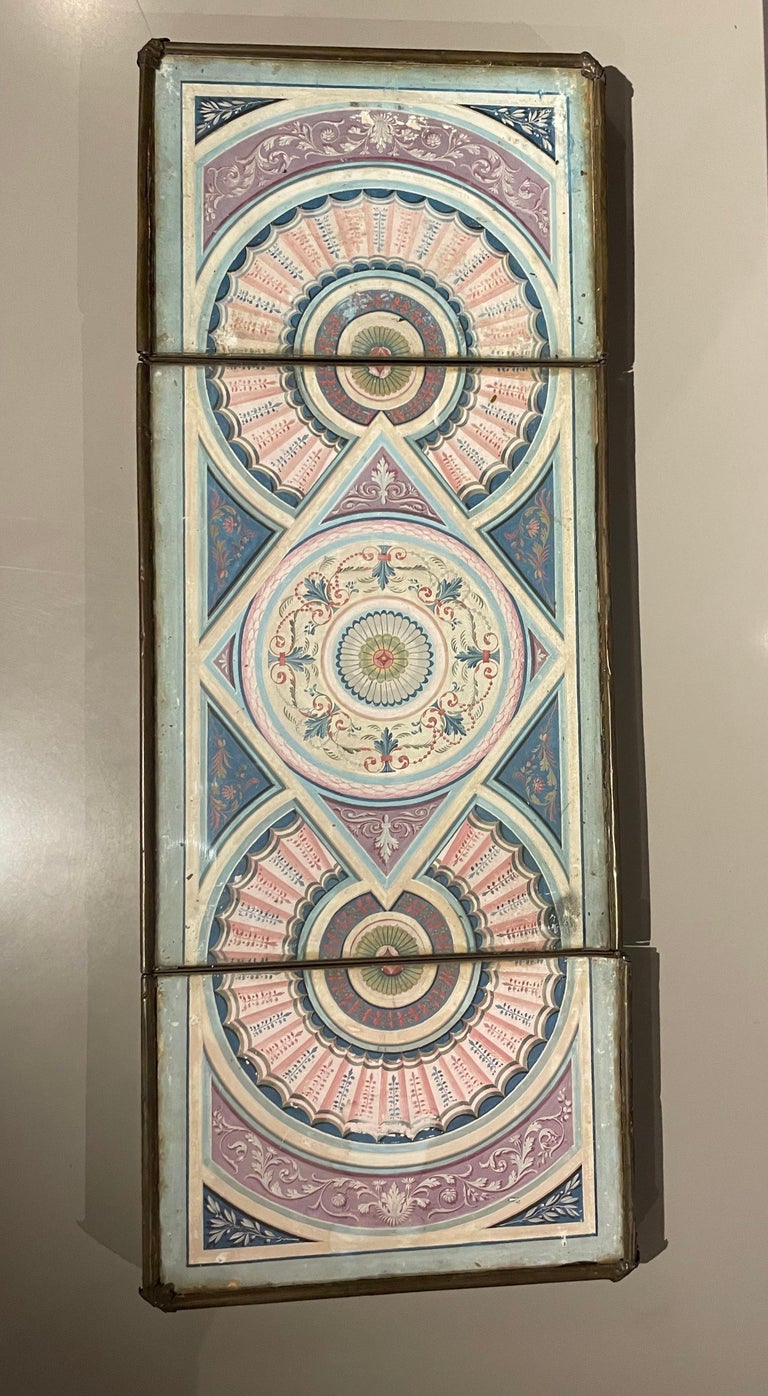 19th Century, Italian Polychrome Paper Painted Centerpiece For Sale at ...