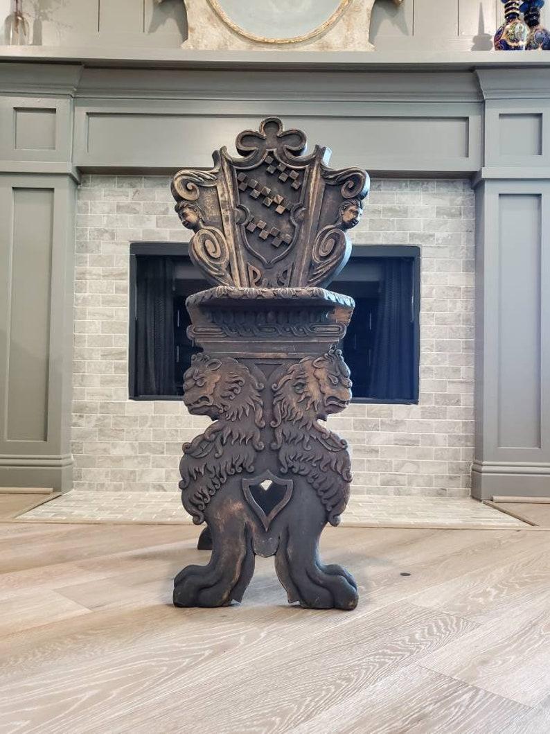 19th Century Italian Renaissance Sgabello Chair at 1stDibs