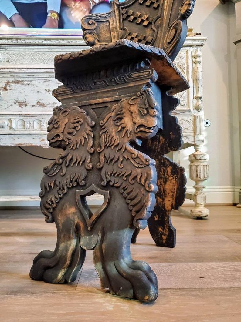 19th Century Italian Renaissance Sgabello Chair at 1stDibs